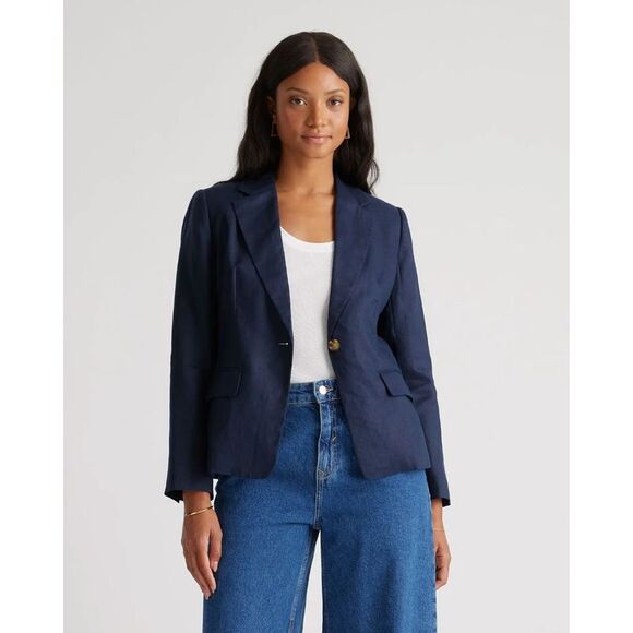 Quince | Jackets & Coats | Quince Womens 0 European Linen Structured ...